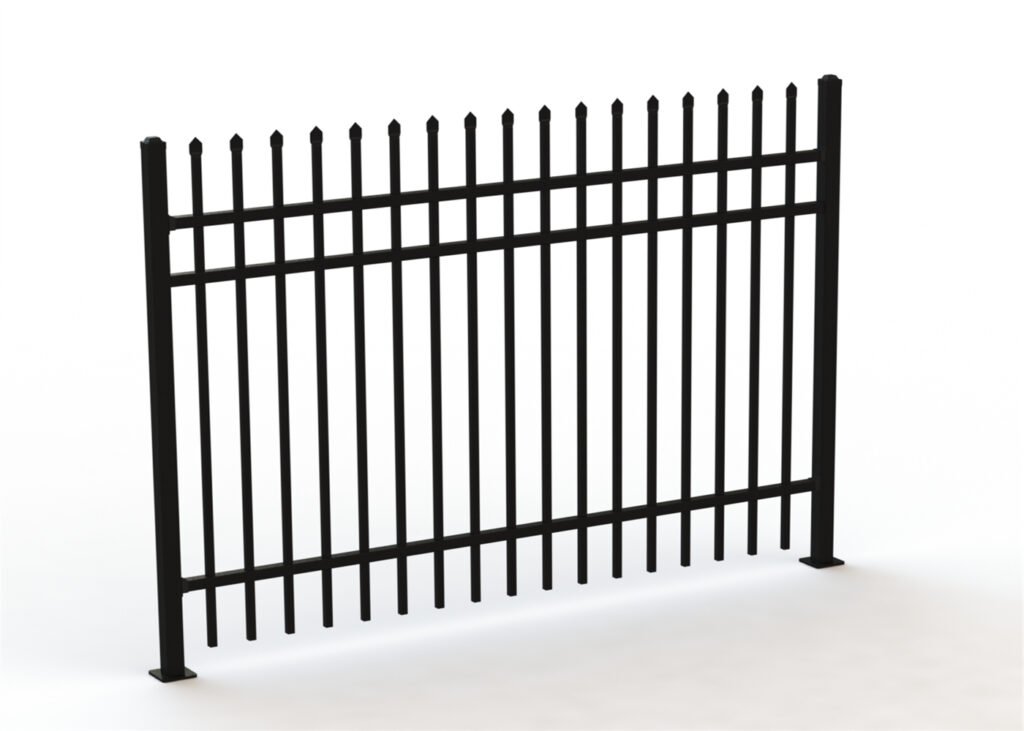 Steel Fence Panels: Customized Powder Coating Designs